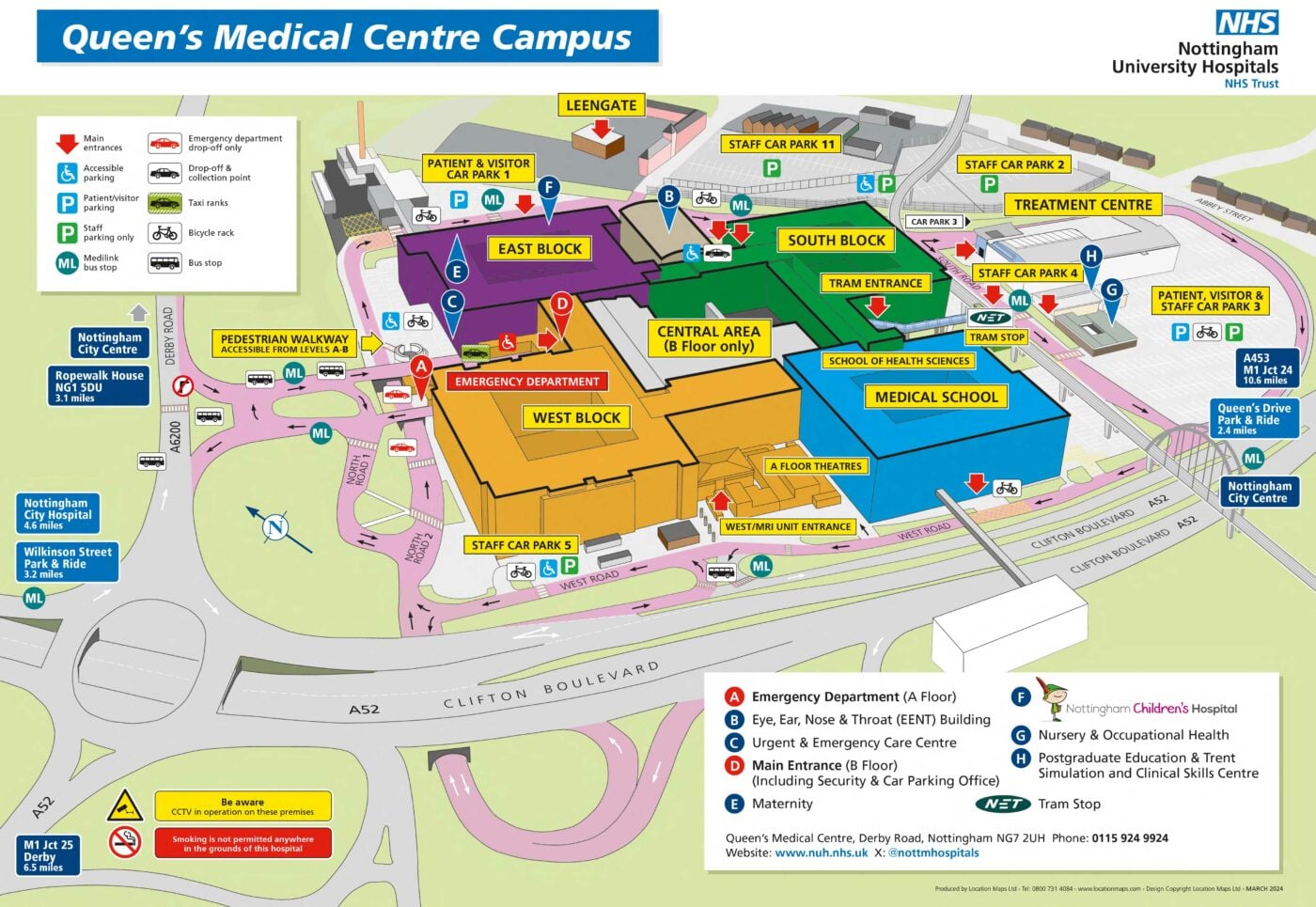 Getting to Queens Medical Centre, Nottingham • MySelfCare